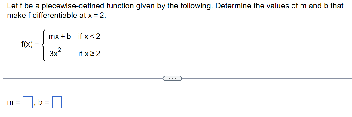 Solved Let f be a piecewise-defined function given by the | Chegg.com