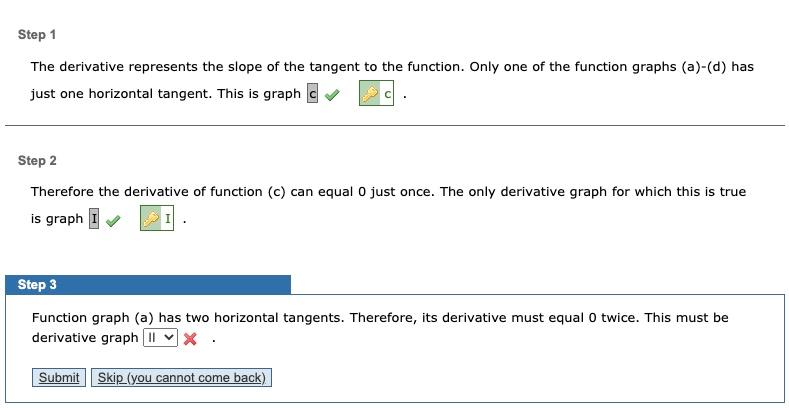 Solved The graphs of four derivatives are given below. Match | Chegg.com