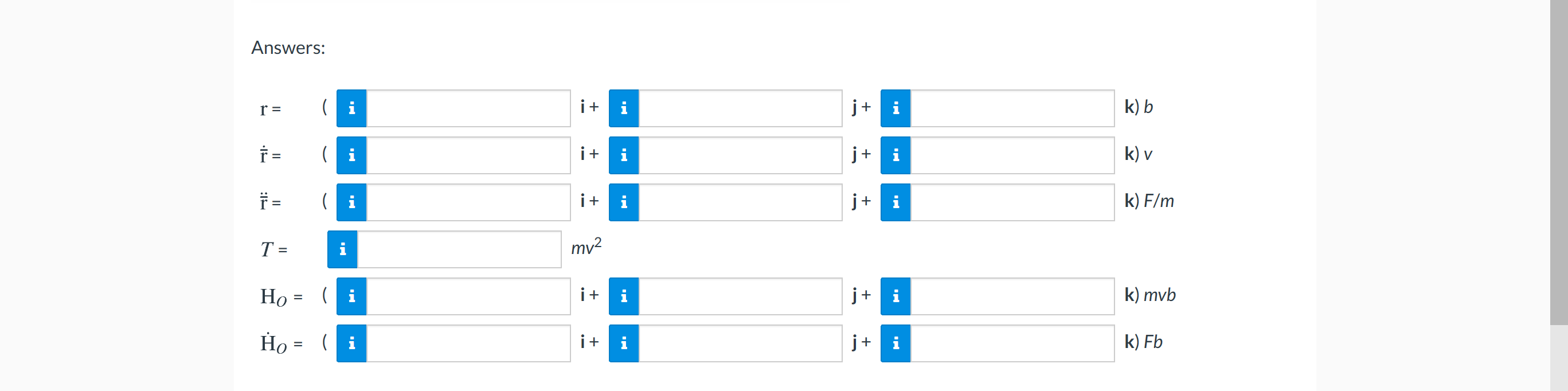 Solved The system of three particles has the indicated | Chegg.com