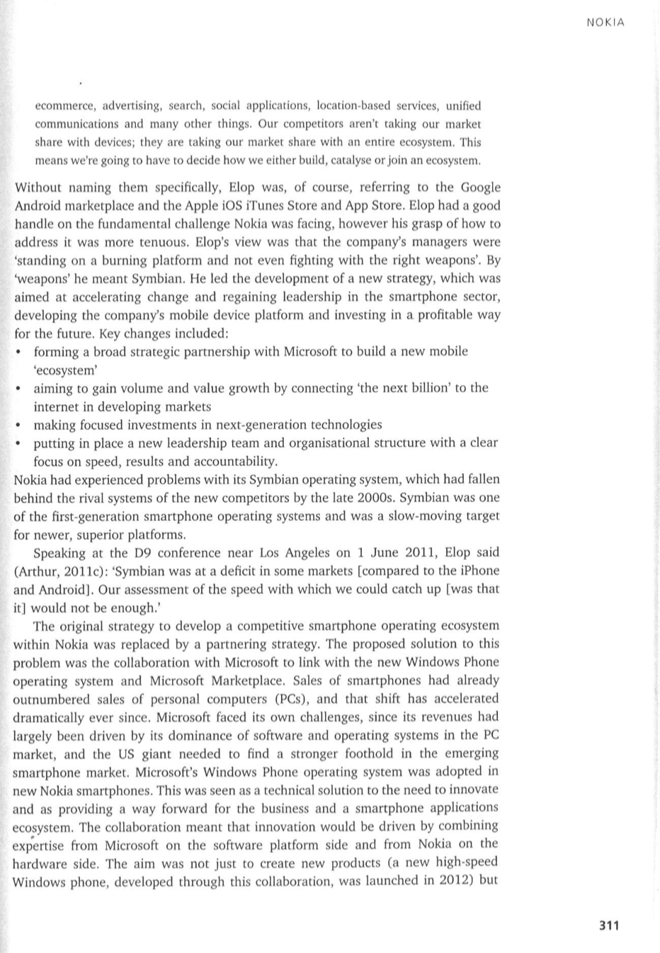 Solved NOKIA Nokia originated in 1865 as a wood pulp mill in | Chegg.com