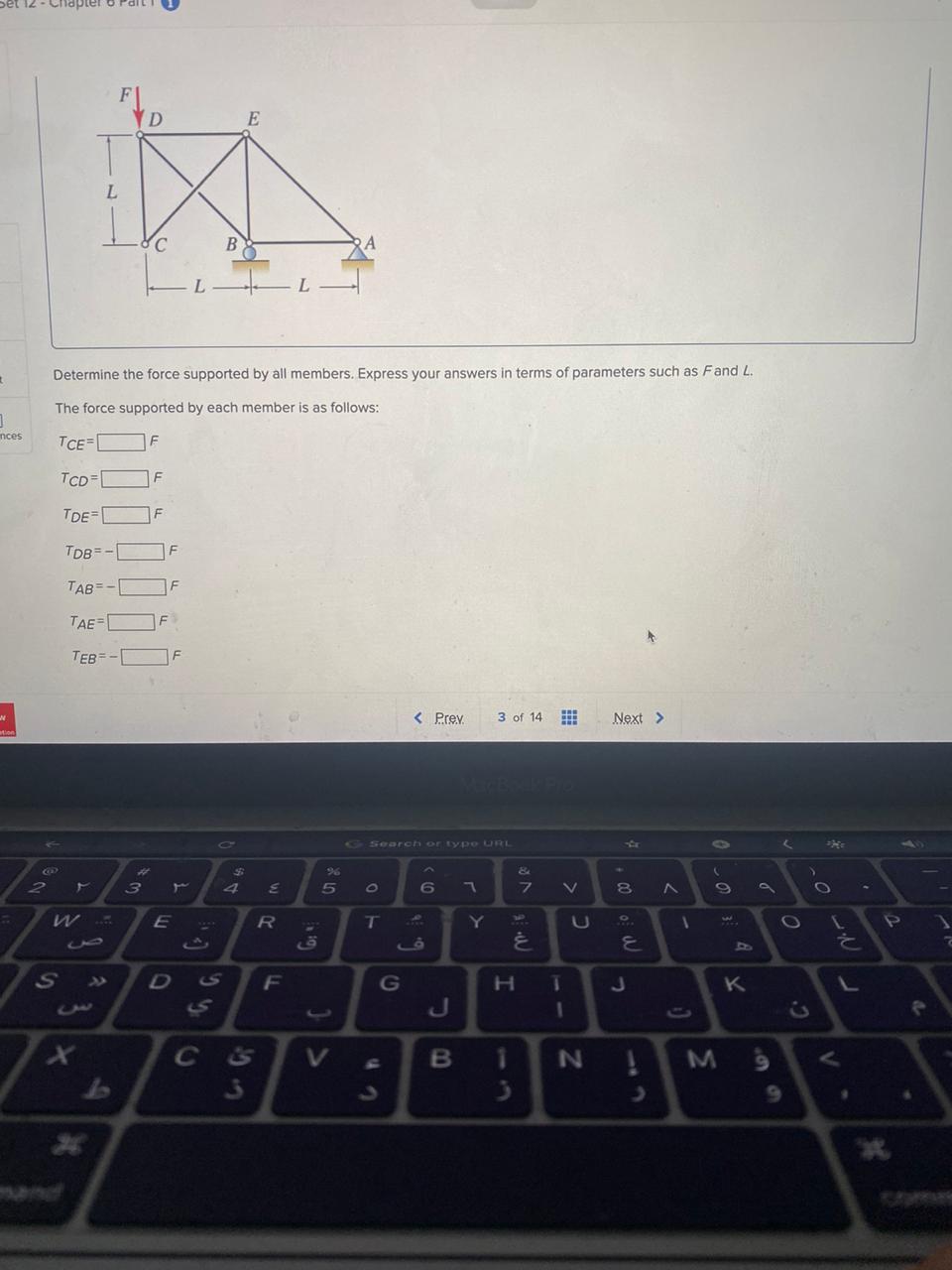 Solved Set 12 - Chapter 6 Part 1 The structure consists of | Chegg.com