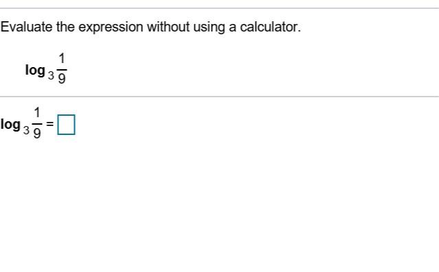 Solved Evaluate the expression without using a calculator. 1 | Chegg.com