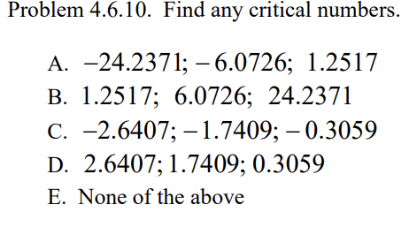 Solved For problems 1−10, find all real zeros of the | Chegg.com