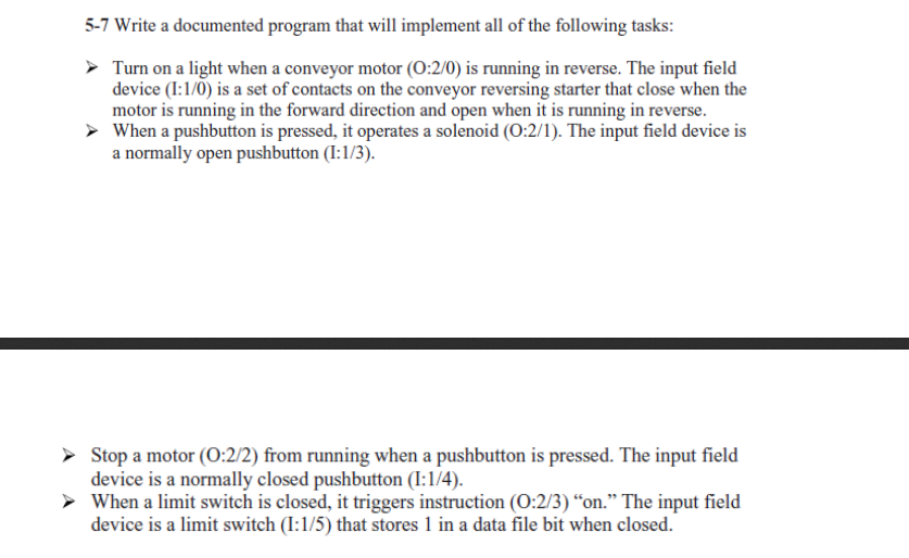 5-7 Write a documented program that will implement | Chegg.com