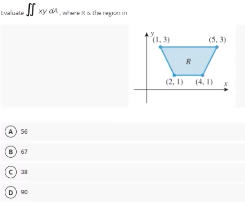 Solved Evaluate SS xy da, where is the region in 1'1,3) | Chegg.com