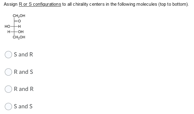 Solved Assign R or S configurations to all chirality centers | Chegg.com