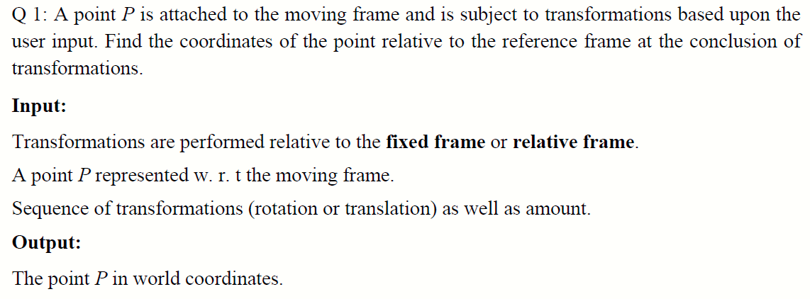 Solved Question depends on the transformations applied on | Chegg.com