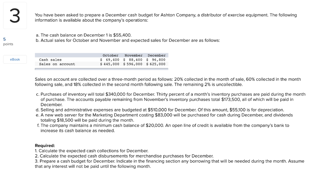 Solved Check my wc 3 Required: 1. Calculate the expected | Chegg.com