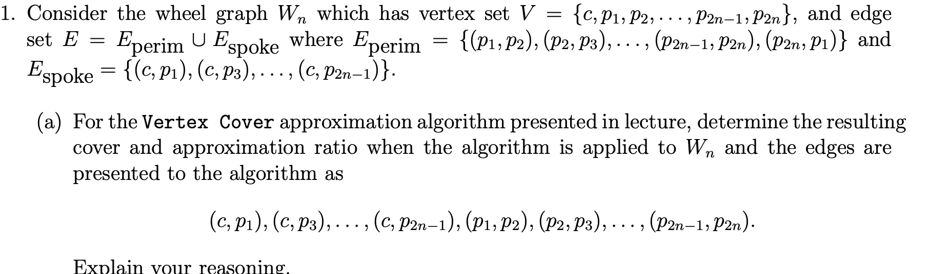 Solved Because the algorithm chooses C and P1 and then | Chegg.com