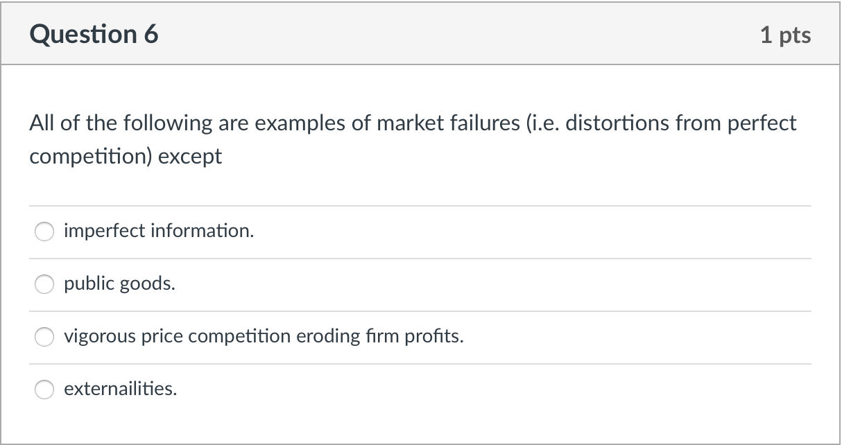 Solved Question 2 1 pts The inverse market demand for a good | Chegg.com