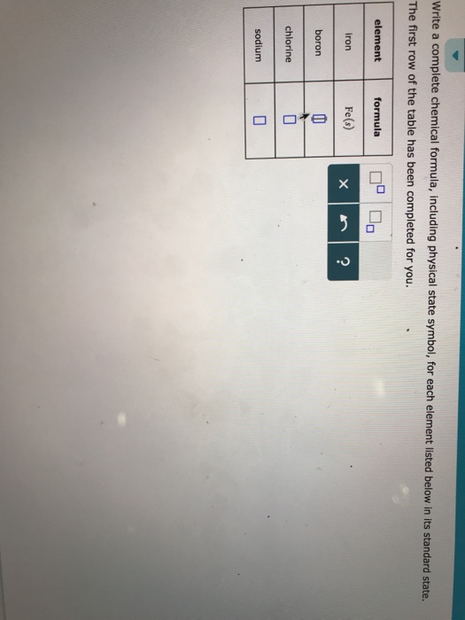 Solved Write a complete chemical formula, including physical | Chegg.com