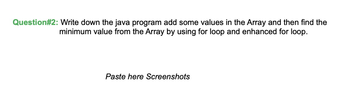 Solved Question#2: Write down the java program add some | Chegg.com