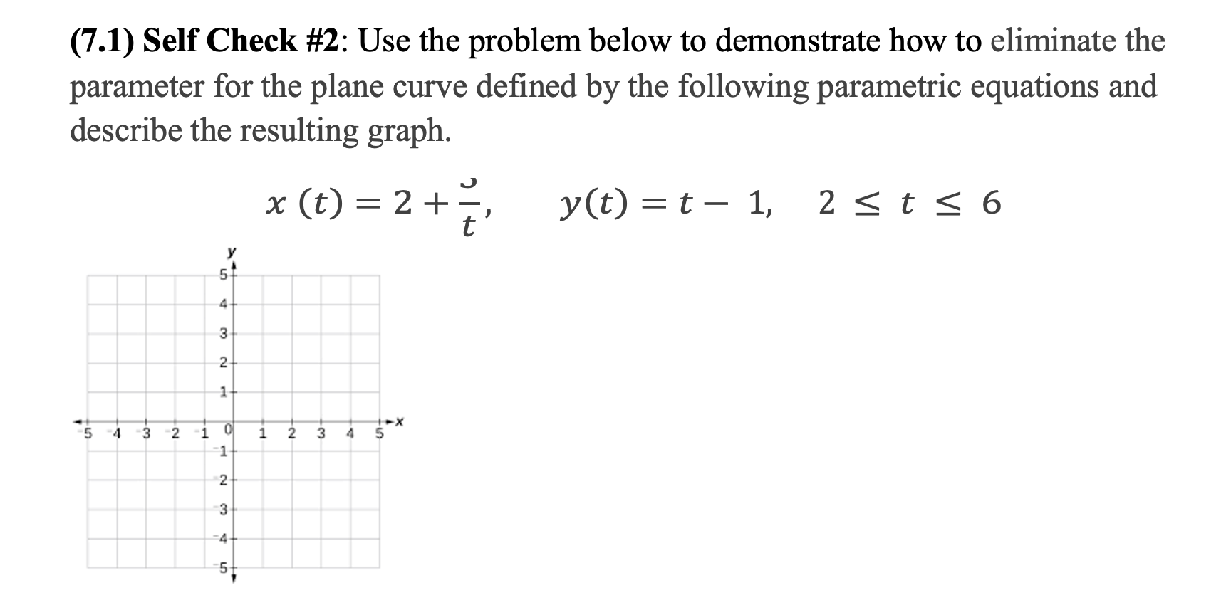 Solved (7.1) Self Check #1: Use the problem below to | Chegg.com