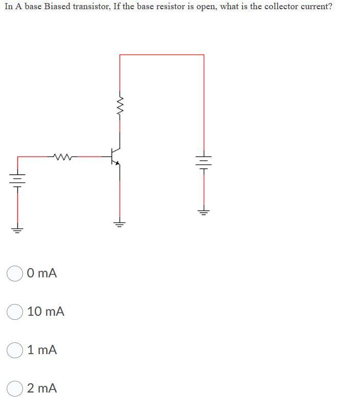 Solved The base collector diode junction is typically | Chegg.com