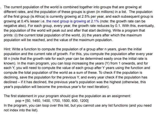 Solved Please Help me solve this question. It has to be done | Chegg.com