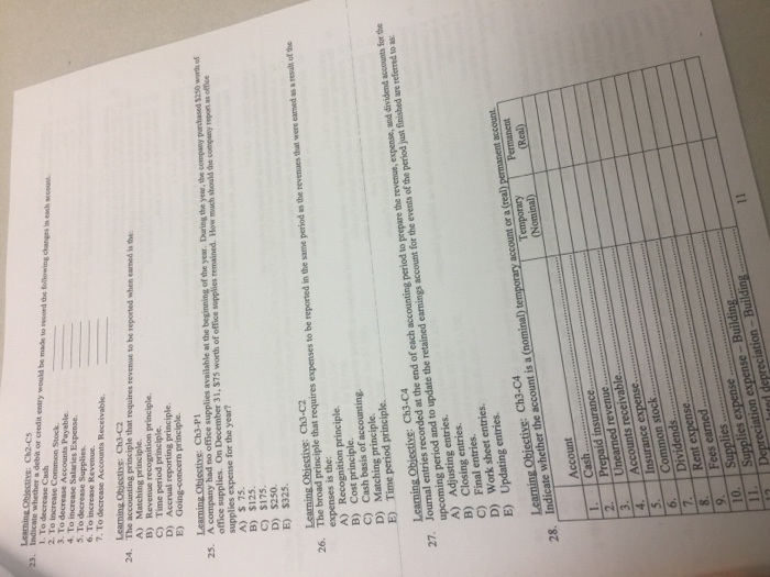 Solved Ch2 C5 1 To Decrease Cash 2 To 3 To Decrease 1374