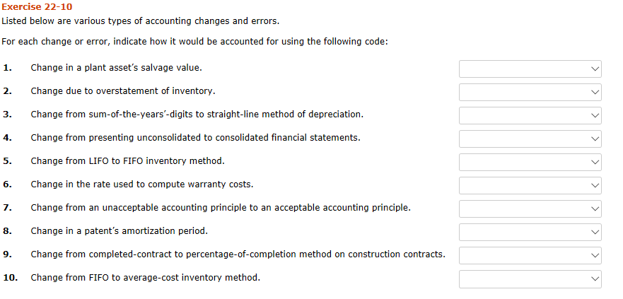 Solved Exercise 22 10 Listed Below Are Various Types Of Chegg solved-exercise-22-10-listed-below-are-various-types-of-chegg