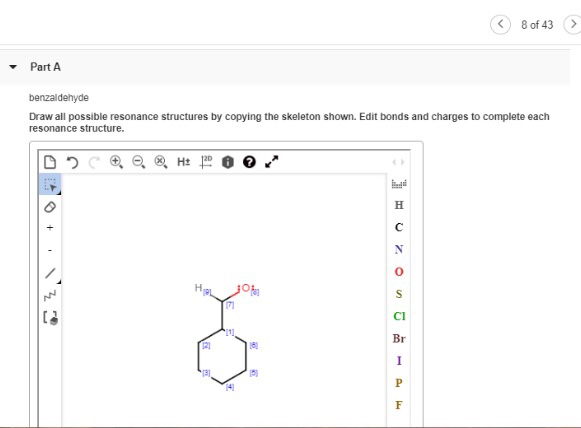 Solved 8 of 43 > - Part A benzaldehyde Draw all possible | Chegg.com