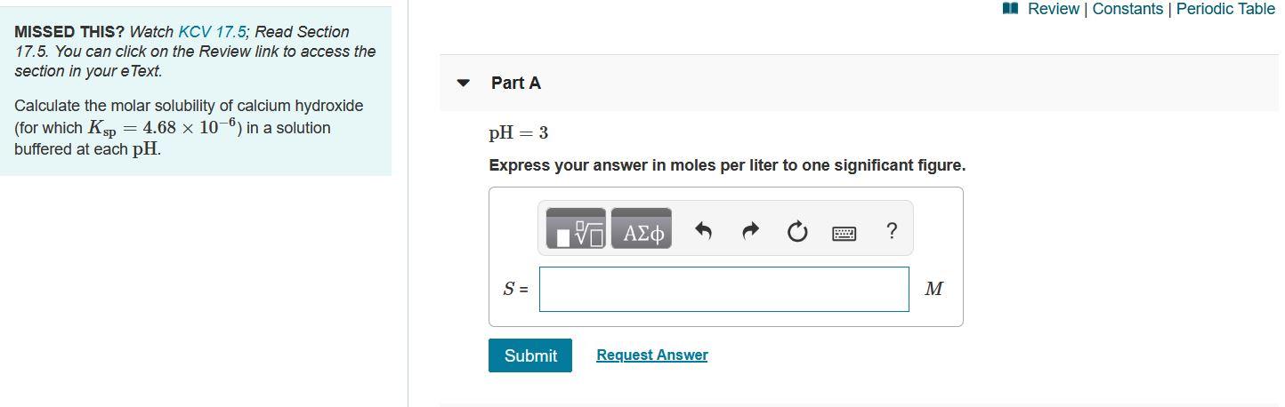 Solved MA Review Constants Periodic Table MISSED THIS? Watch | Chegg.com