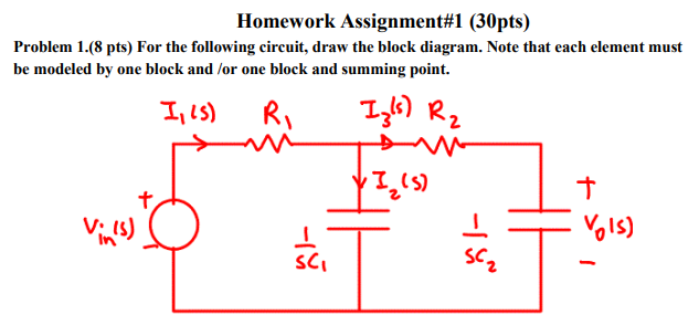 Solved Homework Assignment#1 (30pts) Problem 1.(8 pts) For | Chegg.com