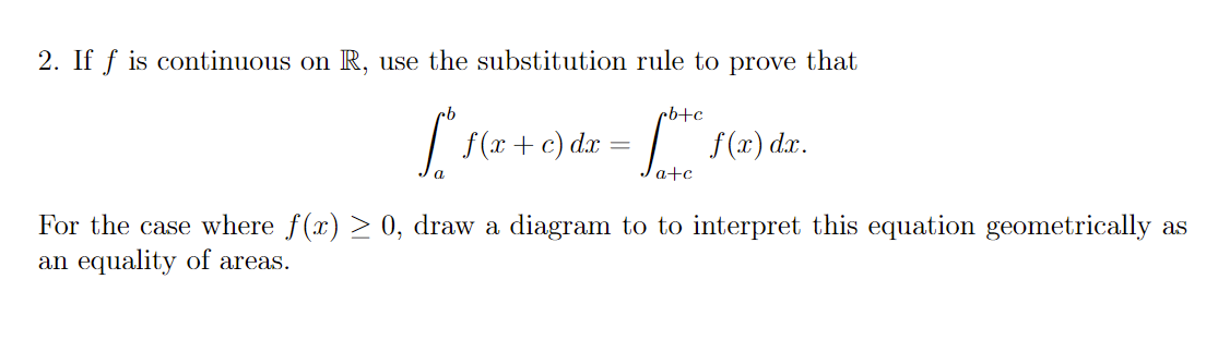 Solved If f ﻿is continuous on R, ﻿use the substitution rule | Chegg.com