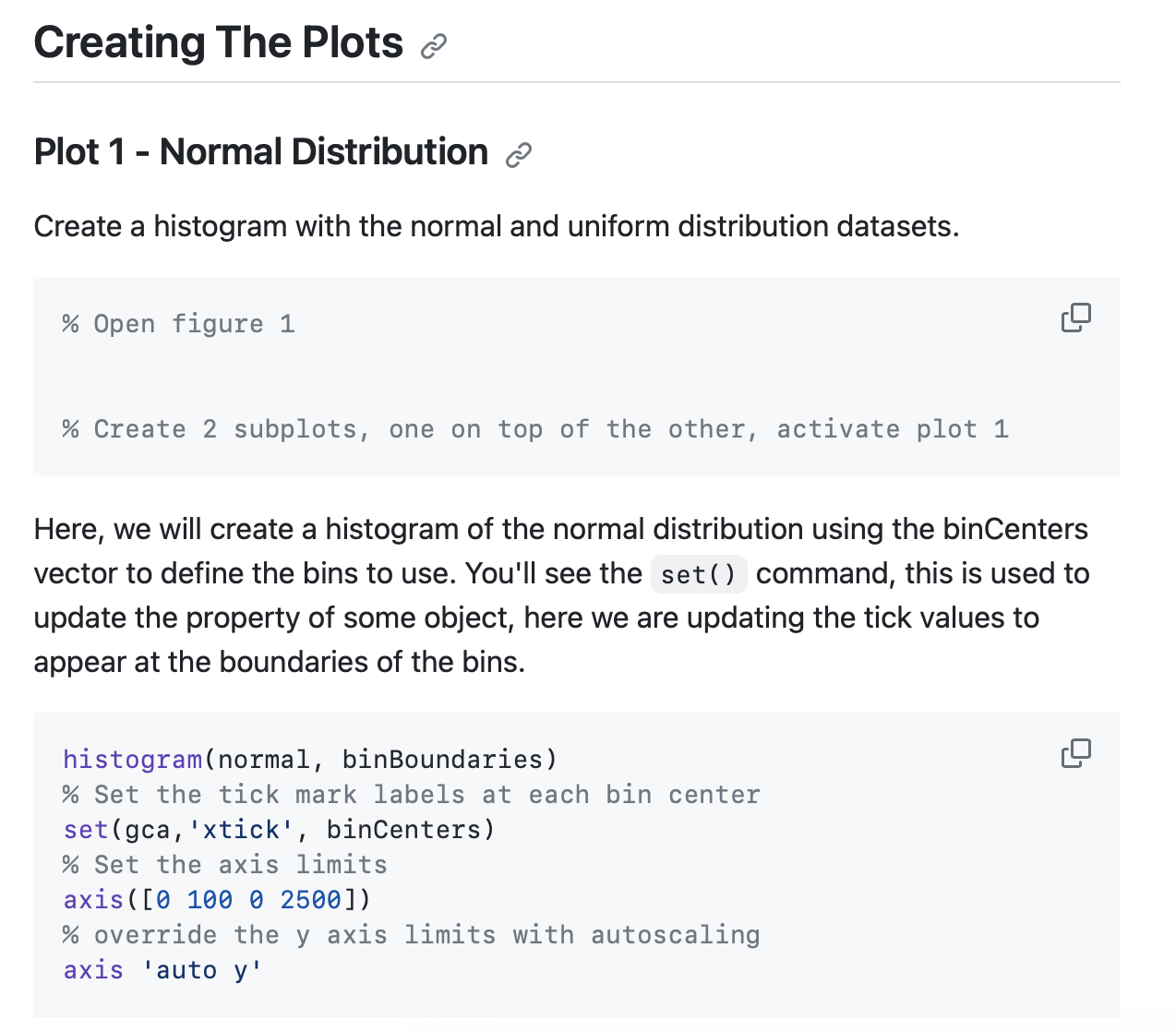 Solved Here, we will create a histogram of the normal | Chegg.com