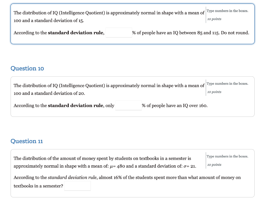 Solved The distribution of IQ (Intelligence Quotient) is | Chegg.com