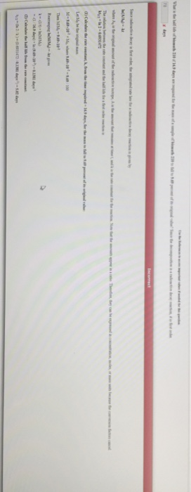 Solved Wrong New What is the half-life of bismuth-210 | Chegg.com
