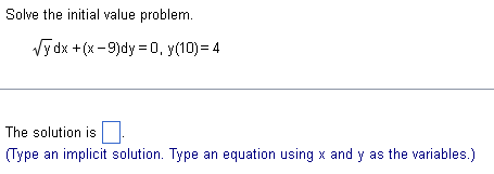 Solved Solve the initial value | Chegg.com