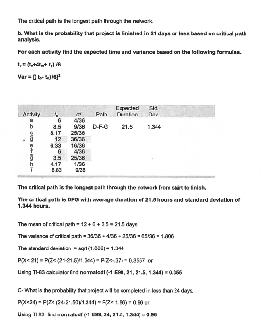 Need details on how you got the answer please. I | Chegg.com