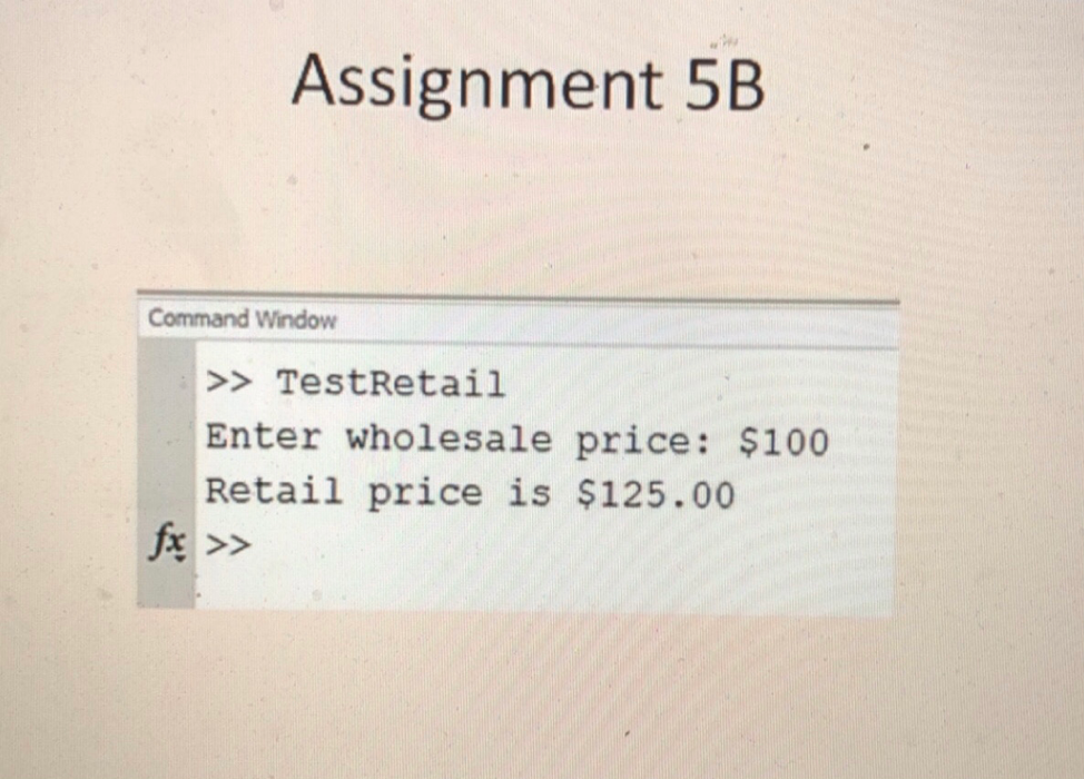 Solved Assignment 5B • Write a function that calculates the | Chegg.com