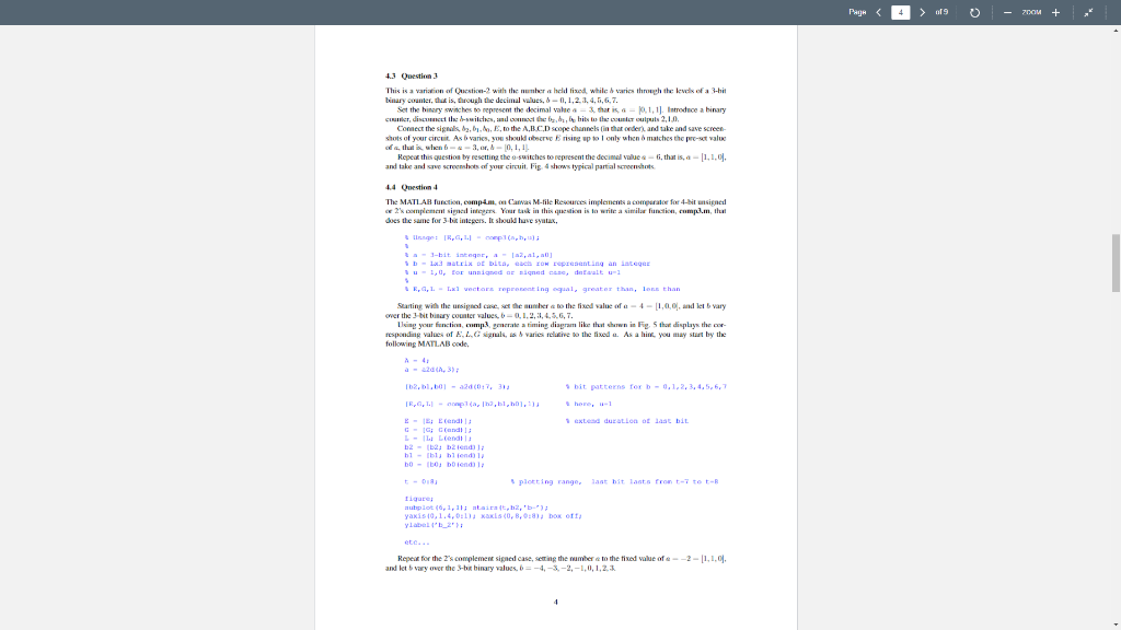 1. Introduction The purpose of this lab is to design | Chegg.com