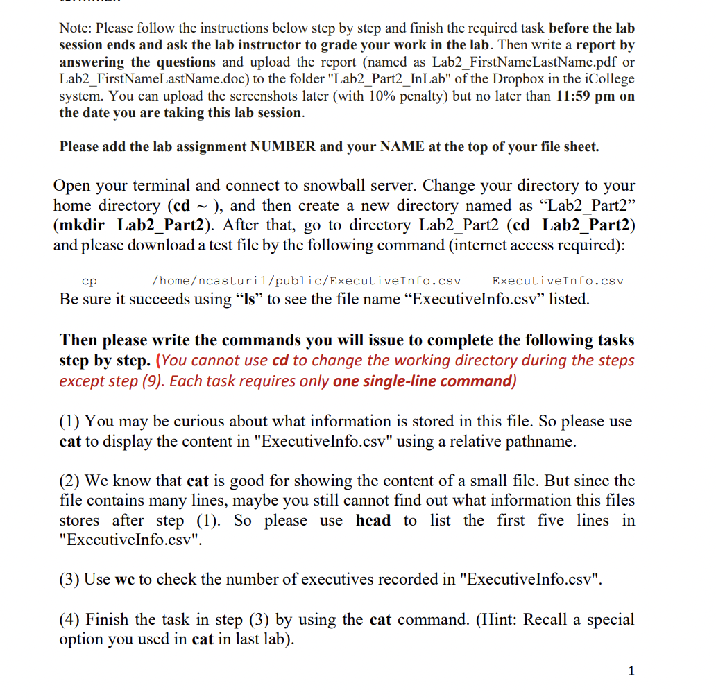 Solved Note: Please follow the instructions below step by | Chegg.com