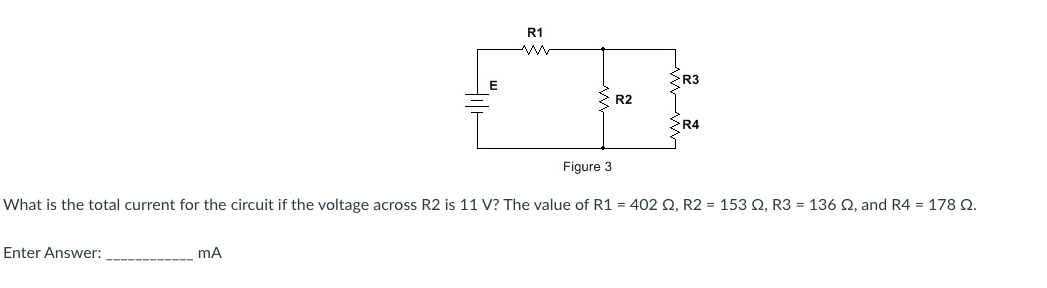 Solved R1 R2 *R3 E Figure 2 For the circuit above, R1 = 12.6 | Chegg.com
