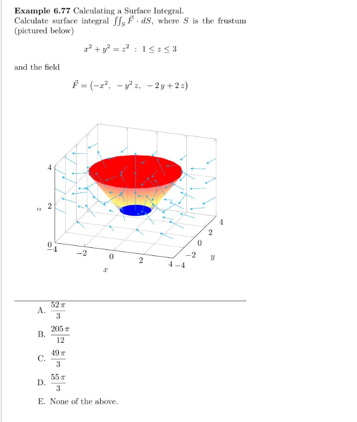 Solved Example 6.77 ﻿Calculating a Surface | Chegg.com