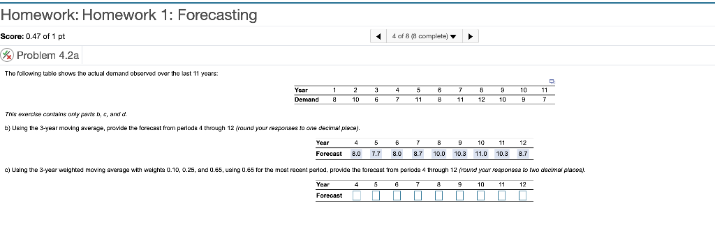 Solved Homework Homework 1 Forecasting Score 0 47 Of 1 Pt