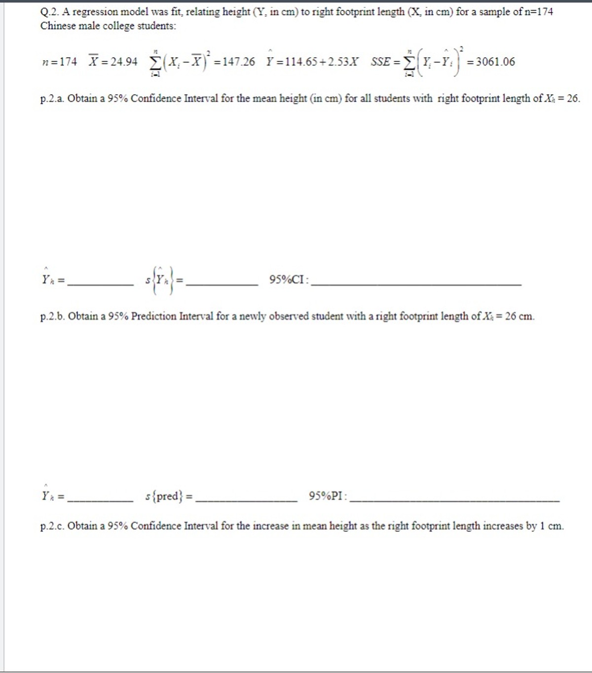 Solved For all significance tests, use \alpha = 0.05 | Chegg.com
