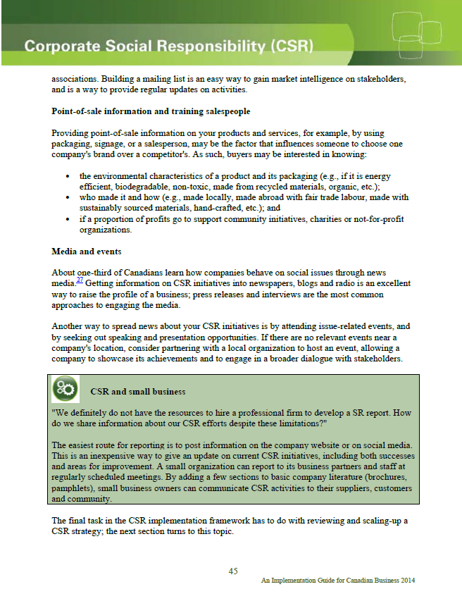 Solved Assignment Read the CSR Implementation Guide and | Chegg.com