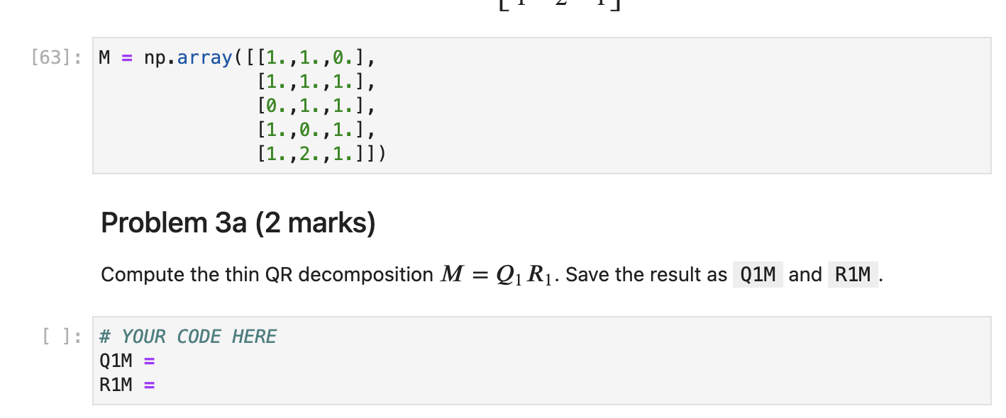 11 Import Numpy As Np Import Scipy Linalg As La 