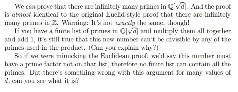 Solved We can prove that there are infinitely many primes in | Chegg.com