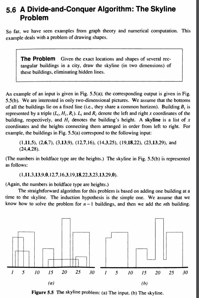 Solved Implement in Java a class, skyline. You decide within | Chegg.com