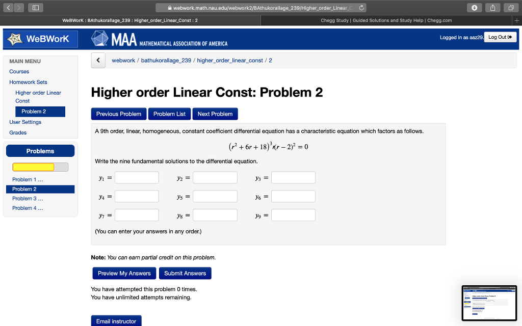 Solved webwork.math.nau.edu/webwork2/BAthukorallage | Chegg.com