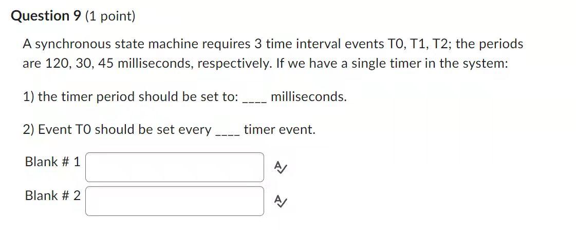 Solved A synchronous state machine requires 3 time interval | Chegg.com