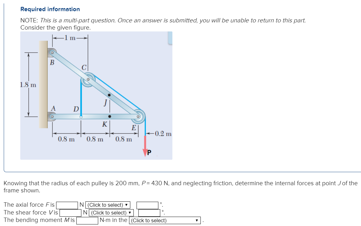 Solved Required information NOTE: This is a multi-part | Chegg.com