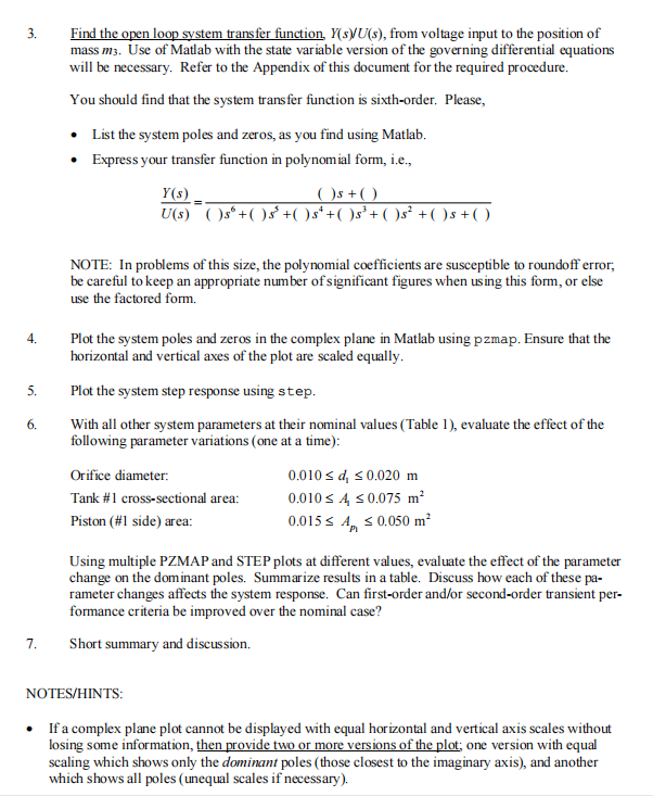 Solved MECH-4081: Project - Part I (REVISED) Due Mon., Nov. | Chegg.com