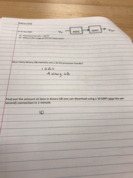 ntro (35) ADC many binary GB memory can a 32 bit | Chegg.com