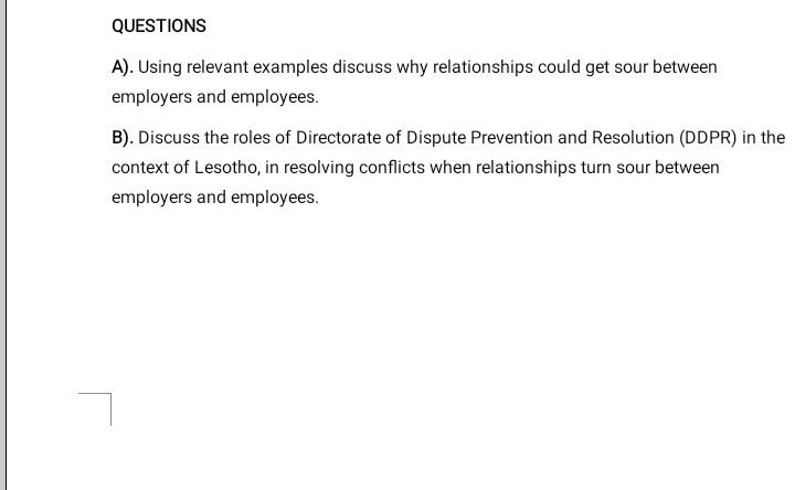 Solved QUESTIONS A). Using relevant examples discuss why | Chegg.com