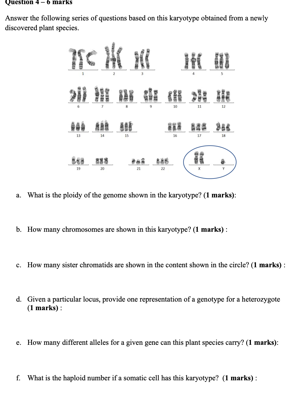 Solved Question 4 – 6 marks Answer the following series of | Chegg.com