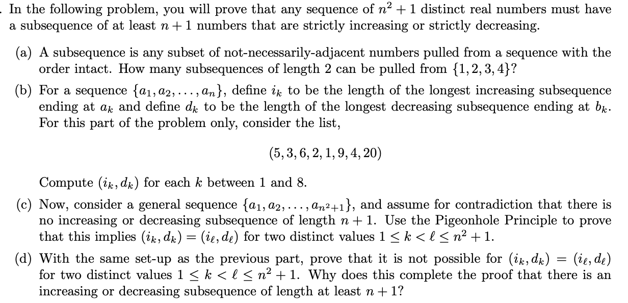 Solved In the following problem, you will prove that any | Chegg.com