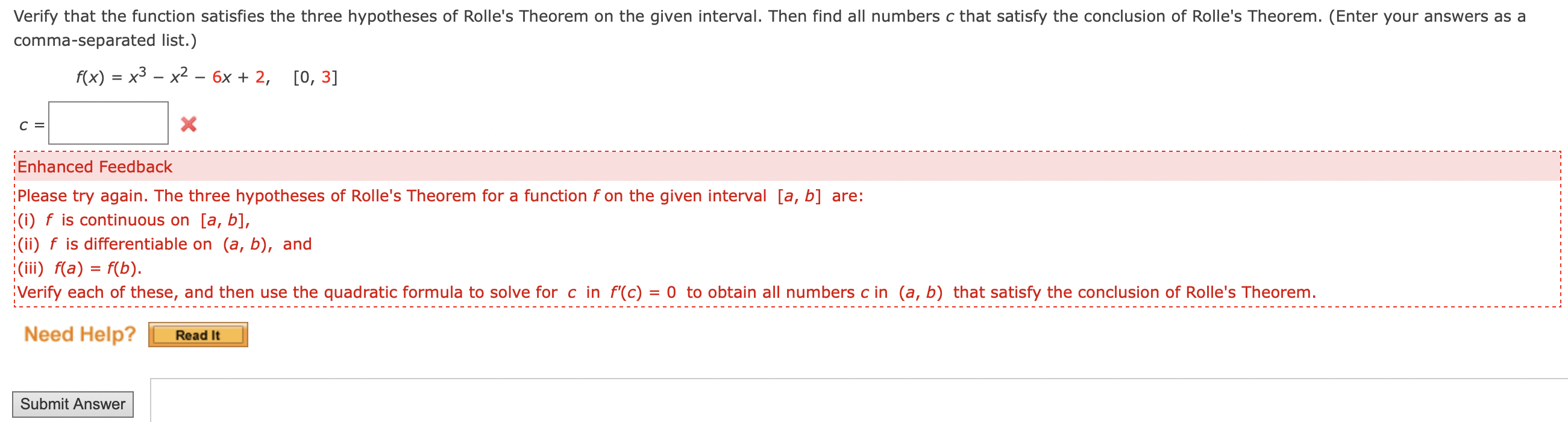 Solved Verify That The Function Satisfies The Three